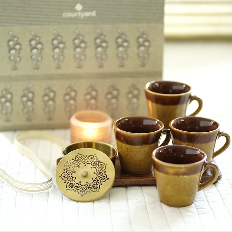 Gift Item: Buy Satkar Tea Cup Set Gift Box Online at | Arcedior