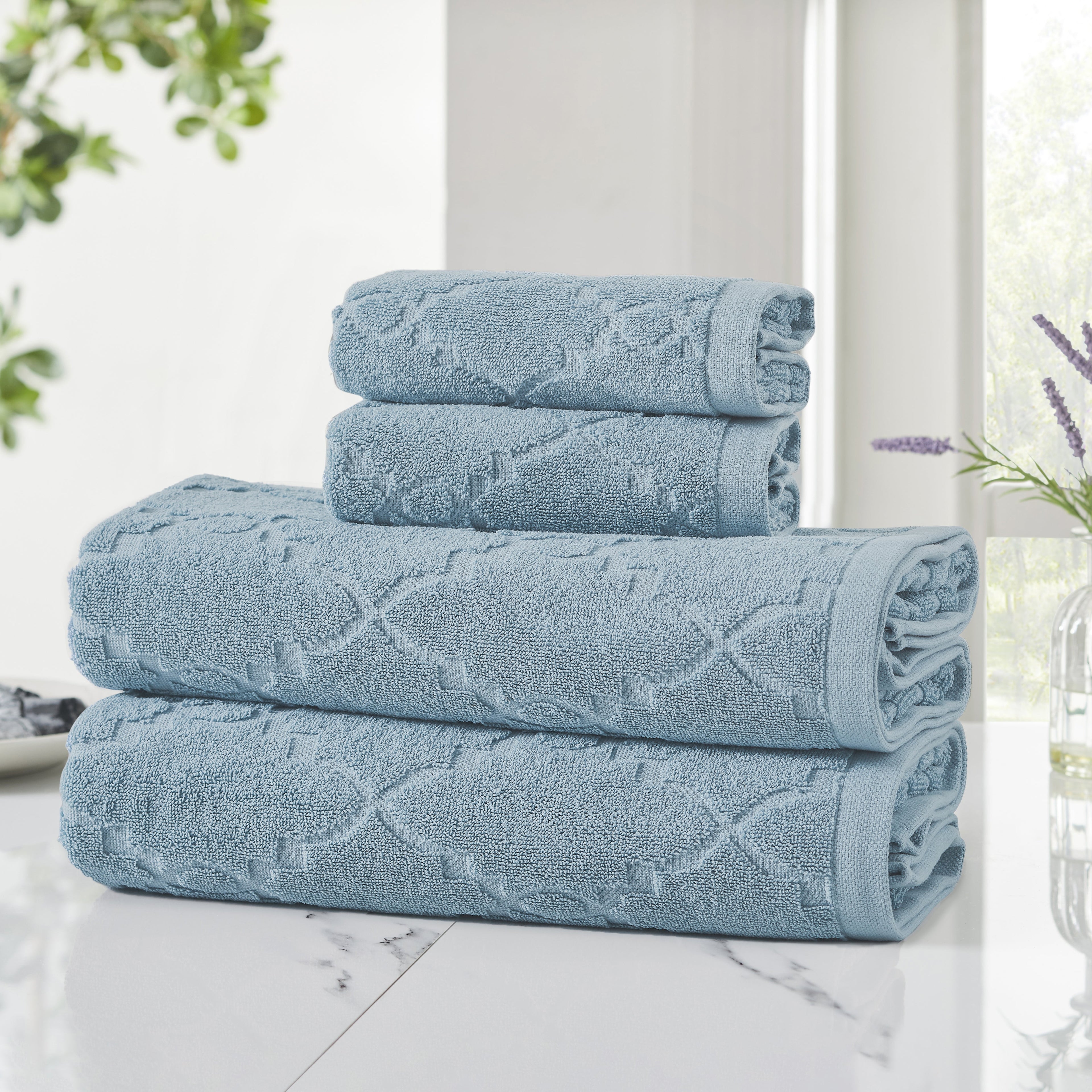 Shop Luxurious Form Bathroom Towel Set Online - Houmn