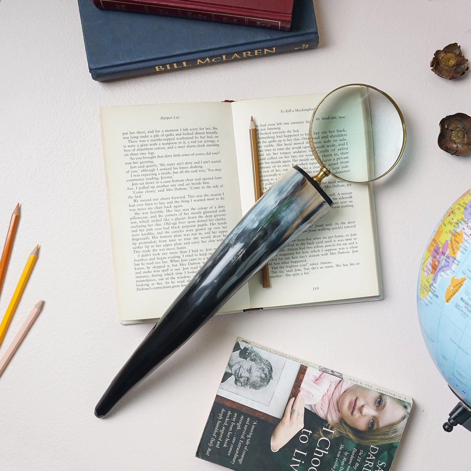 Horn Detective Magnifying Glass