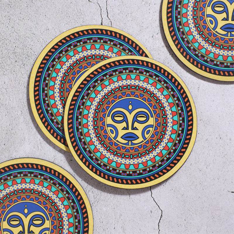 MAIA - Maori Mandala Big Coaster (Set of 4)
